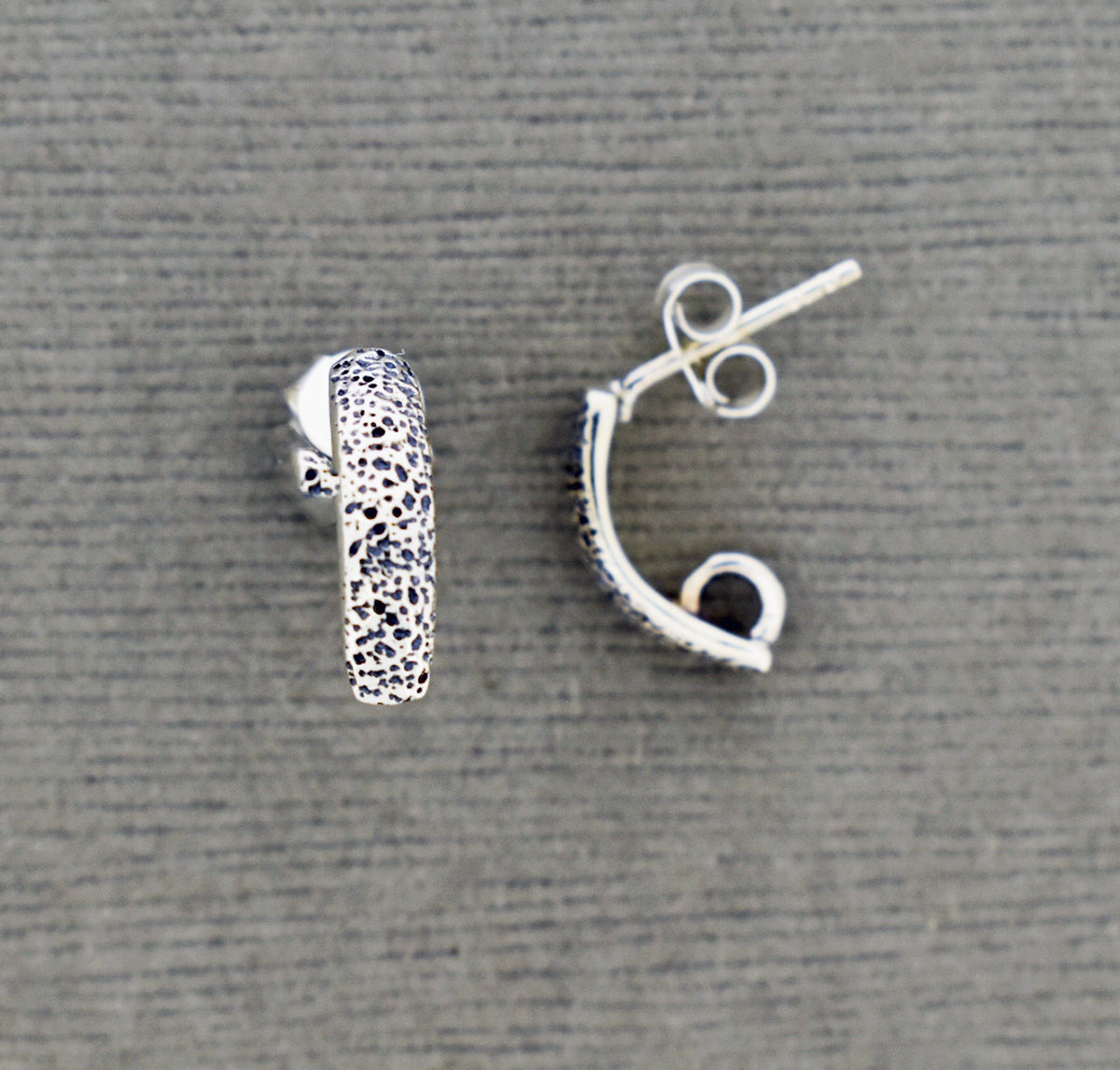 Curved Posts in Sterling Silver PS731 – Pacific Silverworks