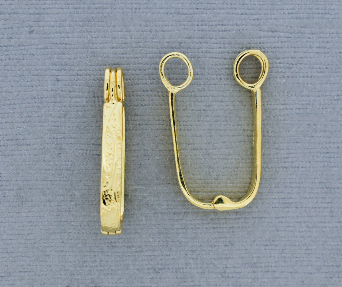 Donut Bail in 18K over Bronze GP618 – Pacific Silverworks