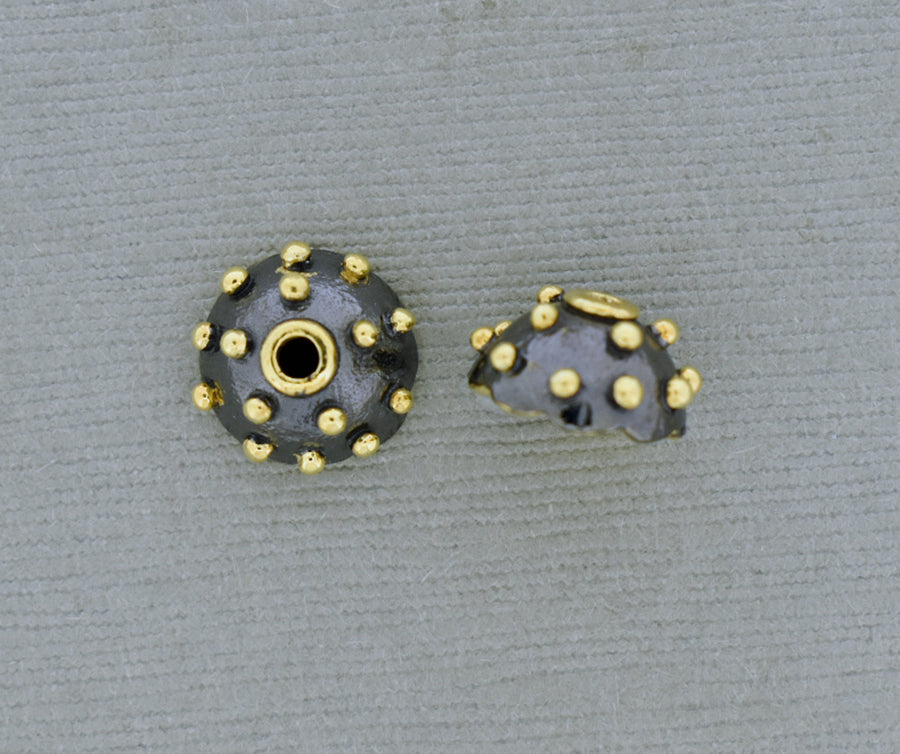Gold Bead Caps and Cones – Pacific Silverworks